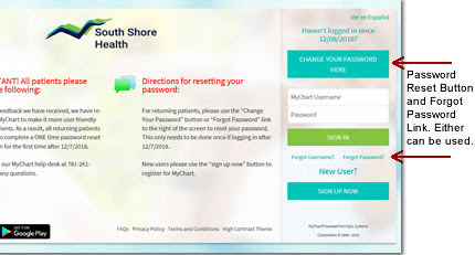 South Shore MyChart Upgrade | South Shore Health